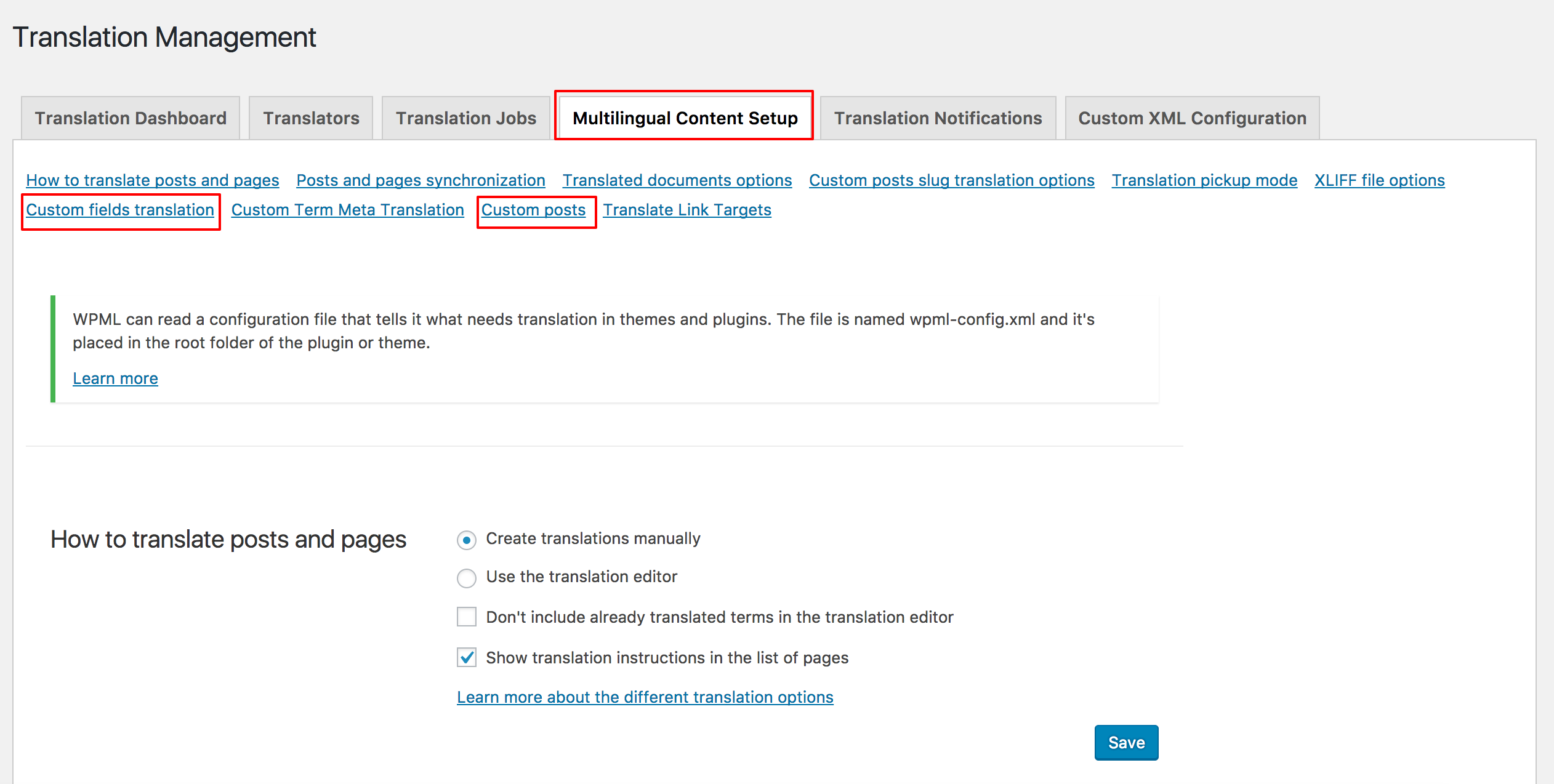 Using WPML's Translation Management - WPML
